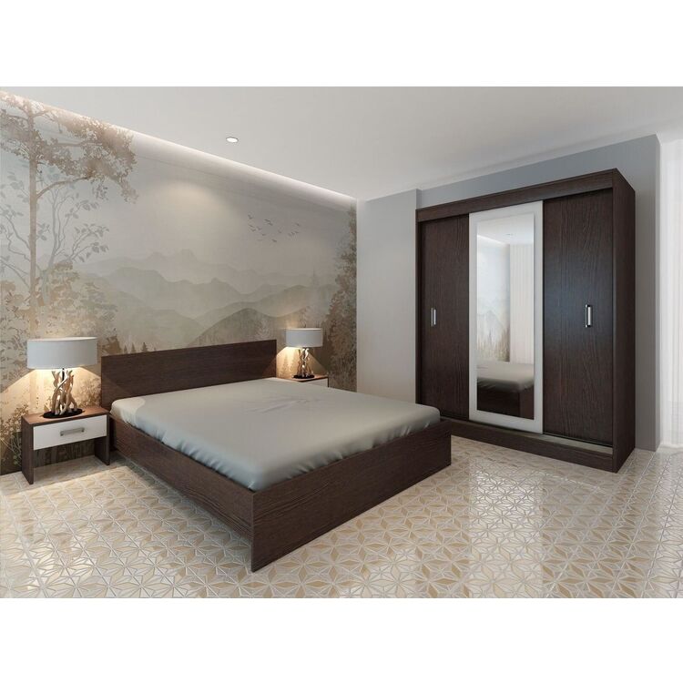 Dormitor Ideal Mobila Masha Dressing (Wenge/White) cumpără în Chișinău ...