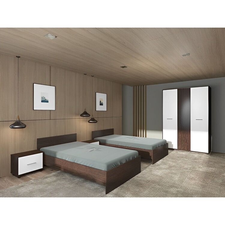 Dormitor Ideal Mobila Nova (Wenge/White) cumpără în Chișinău, Moldova ...