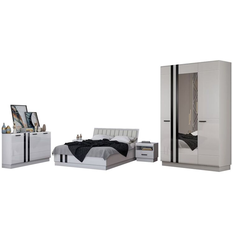 Dormitor Marcel Prod Magnolia (White Gloss) cumpără în Chișinău ...