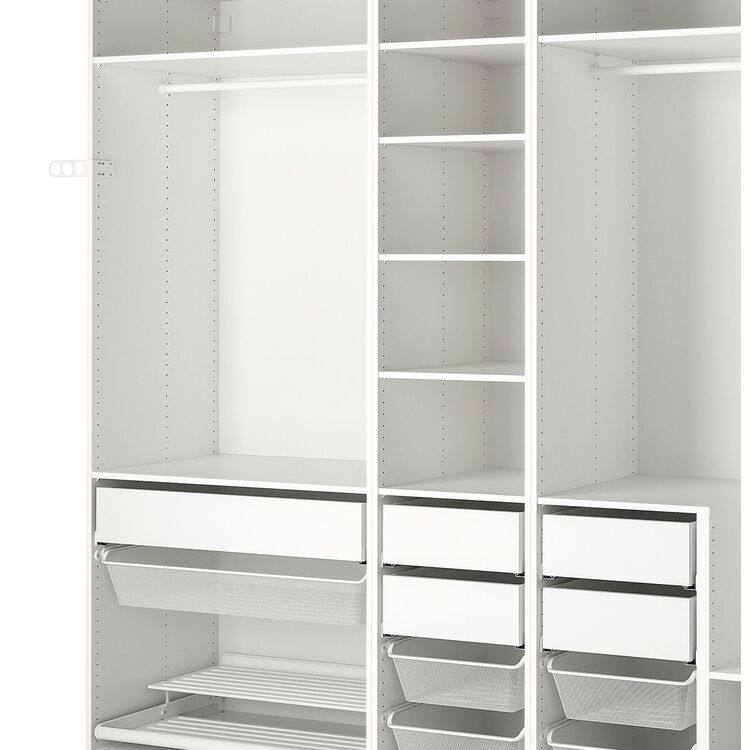 Система хранения Ikea Pax ящики/корзины 250x58x236 (Белый) купить в ...