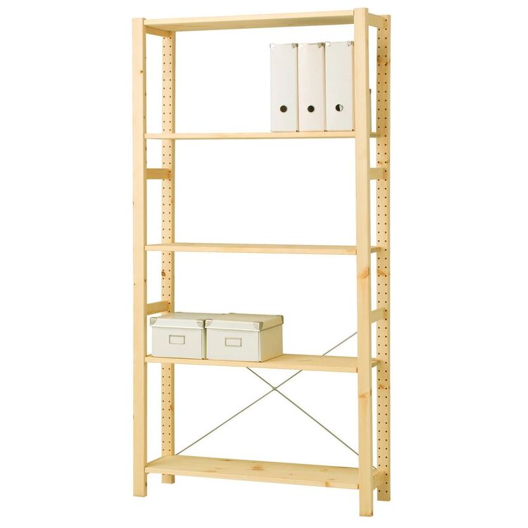 Стеллаж Ikea Ivar 89x30x179 (Сосна)