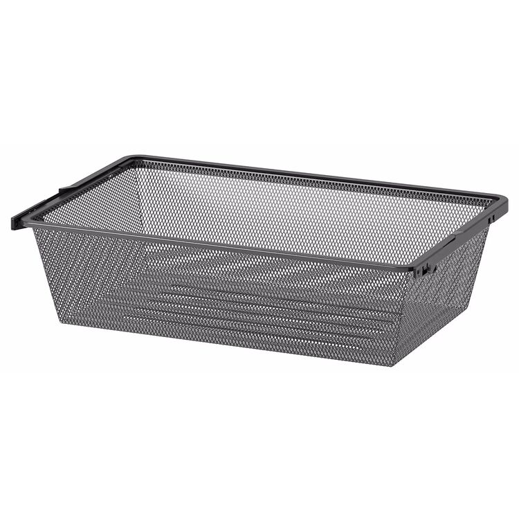 Sistem de depozitare Ikea Boaxel rafturi/bara/6 cosuri 250x40x201 ...