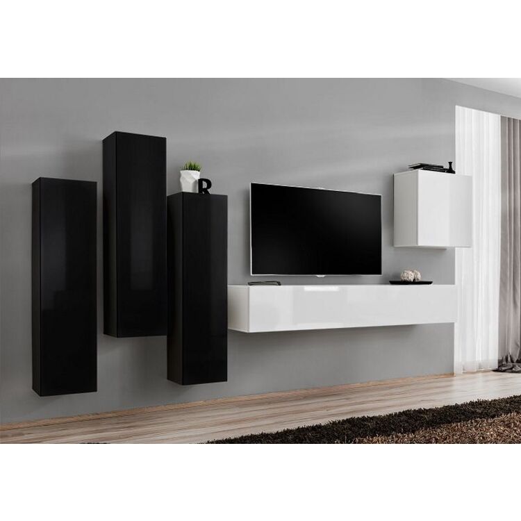 Living ASM Switch III ZW SW3 3.3m (White Gloss/Black Gloss) cumpără în Chișinău, Moldova ...