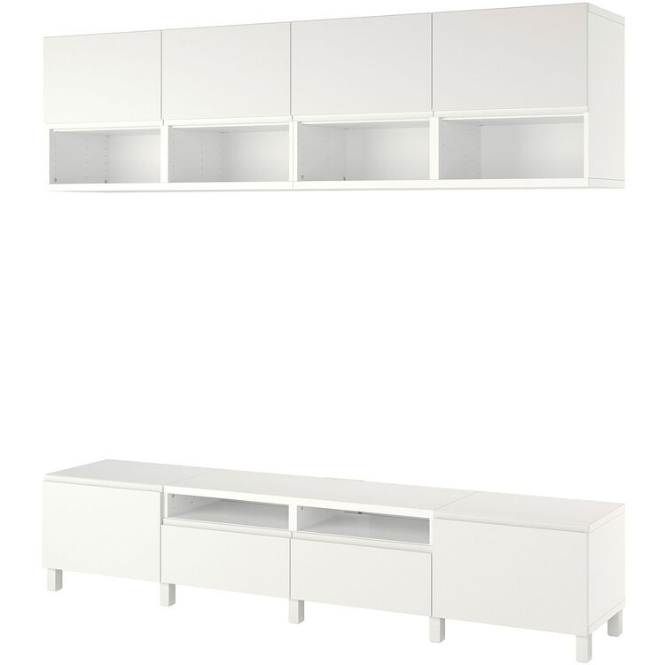 Living Ikea Besta/Vasterviken/Stubbarp glisiera sertar cu sistem ...