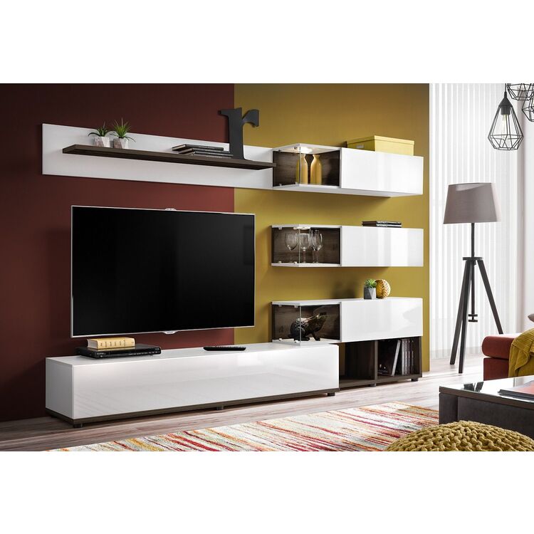 Living Marcel Prod Silk 2.4m (White Gloss/White) cumpără în Chișinău ...