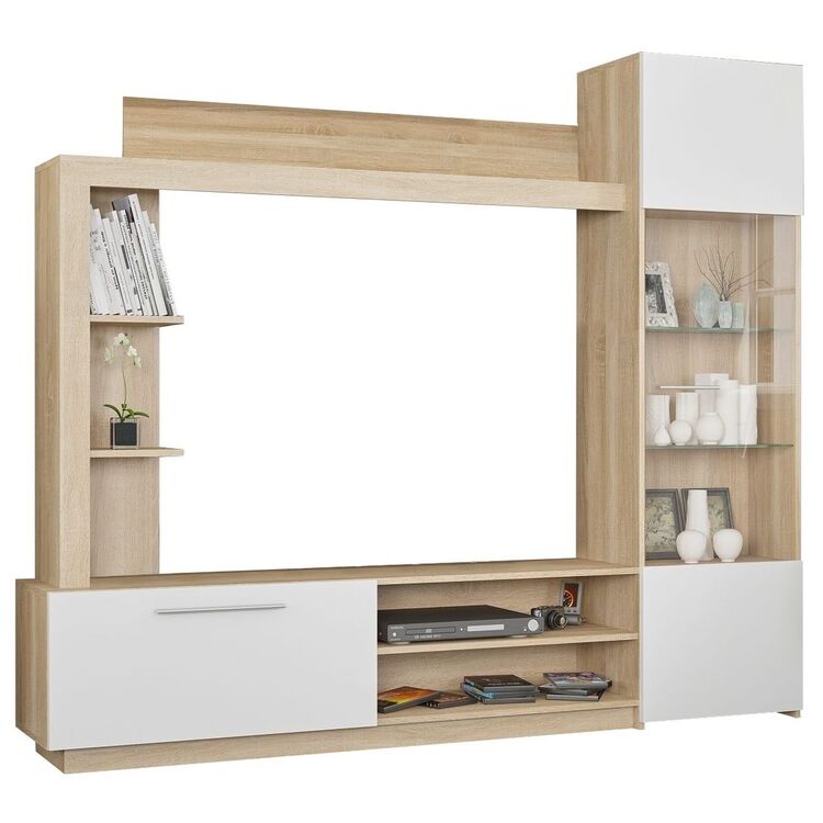 Living Marcel Prod Trento 2m (Sonoma Oak/White)