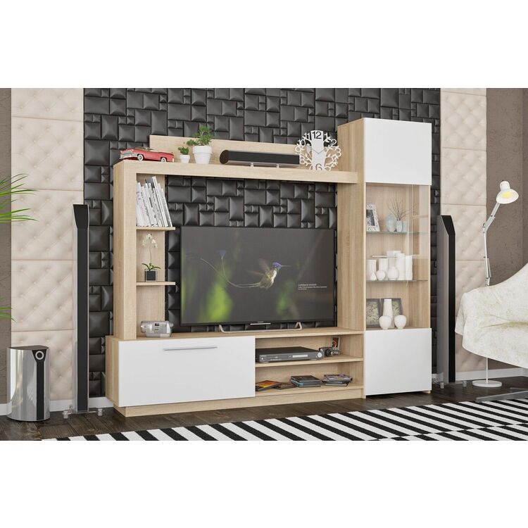 Living Marcel Prod Trento 2m (Sonoma Oak/White) cumpără în Chișinău ...