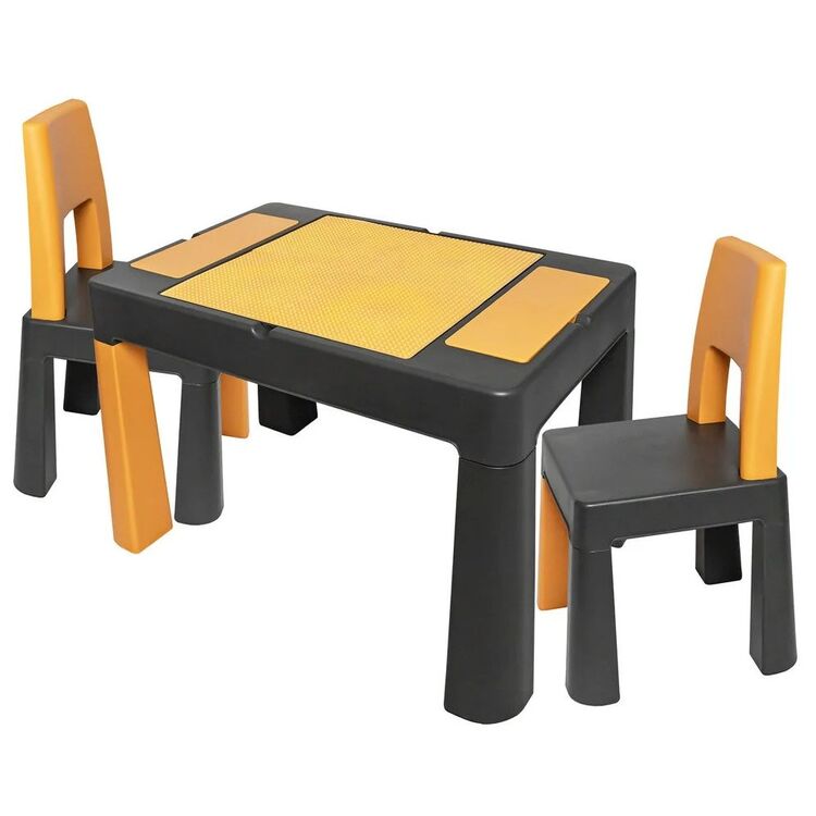Набор столик+2 стульчика Teggi TI-011-172 Multifun (Graphite/Mustard ...
