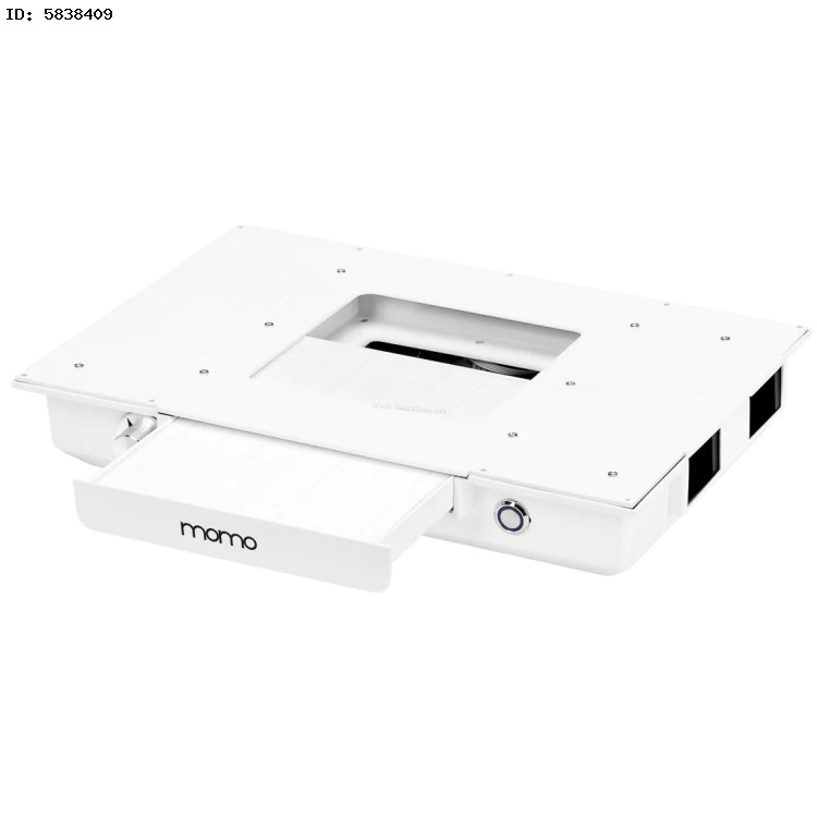Masa manichiură cu aspirator Momo Momo 04-SL 151039 (White/Chrome ...