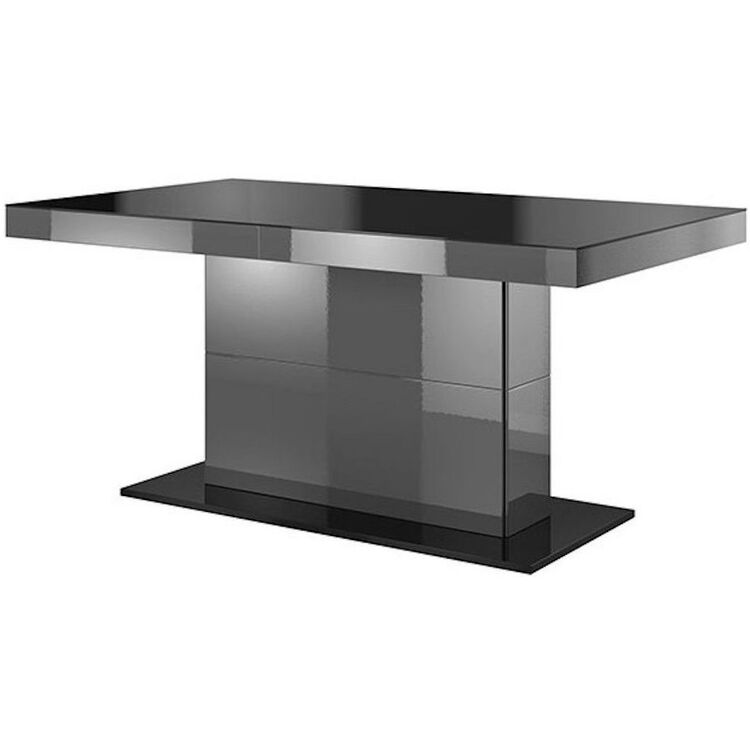 Masa extensibila Helvetia Quartz Nr.81 (Anthracite Gloss) cumpără în ...