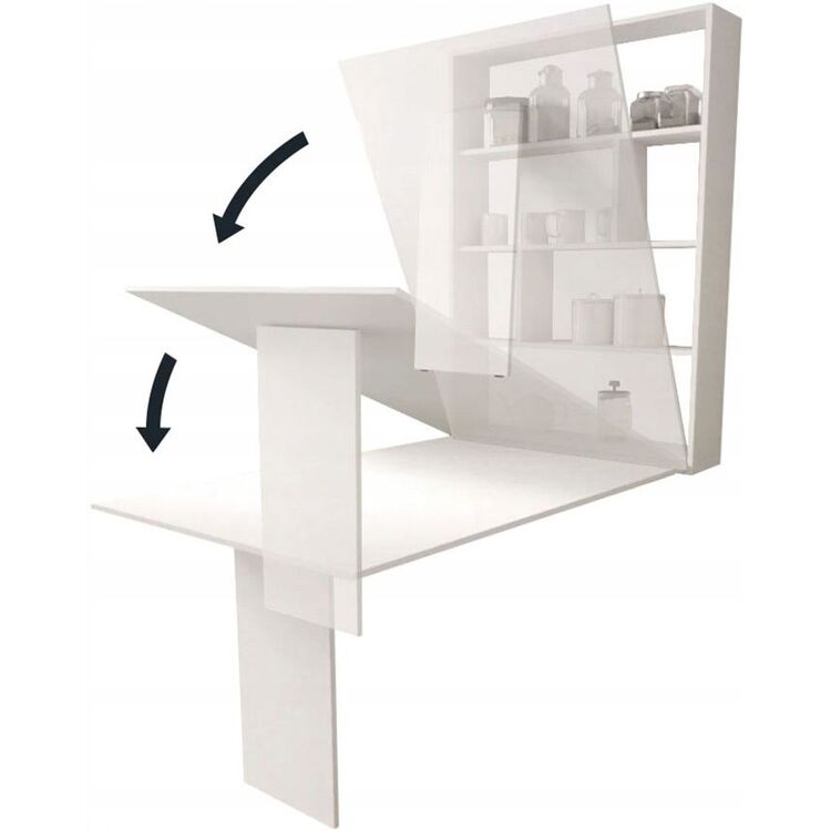 Masa rabatabila Mirjan24 Eden/Abi (Concrete/Black)