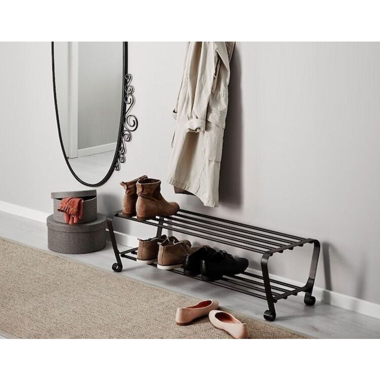 Etajera pentru incaltaminte Ikea Portis 90x34x28 (Negru) cumpără în ...