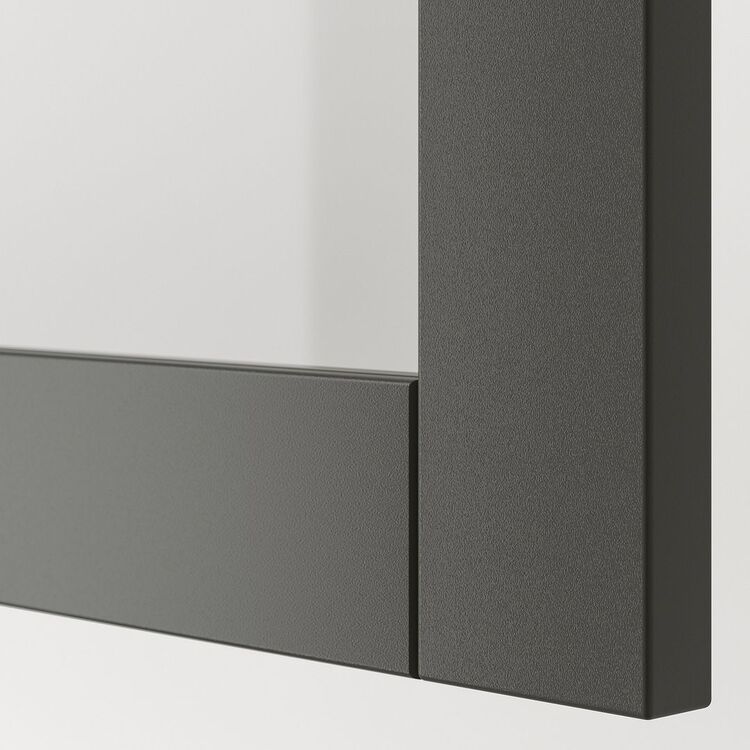 Tumba pentru TV Ikea Besta deschidere apăsare 240x42x129 (Gri Inchis ...
