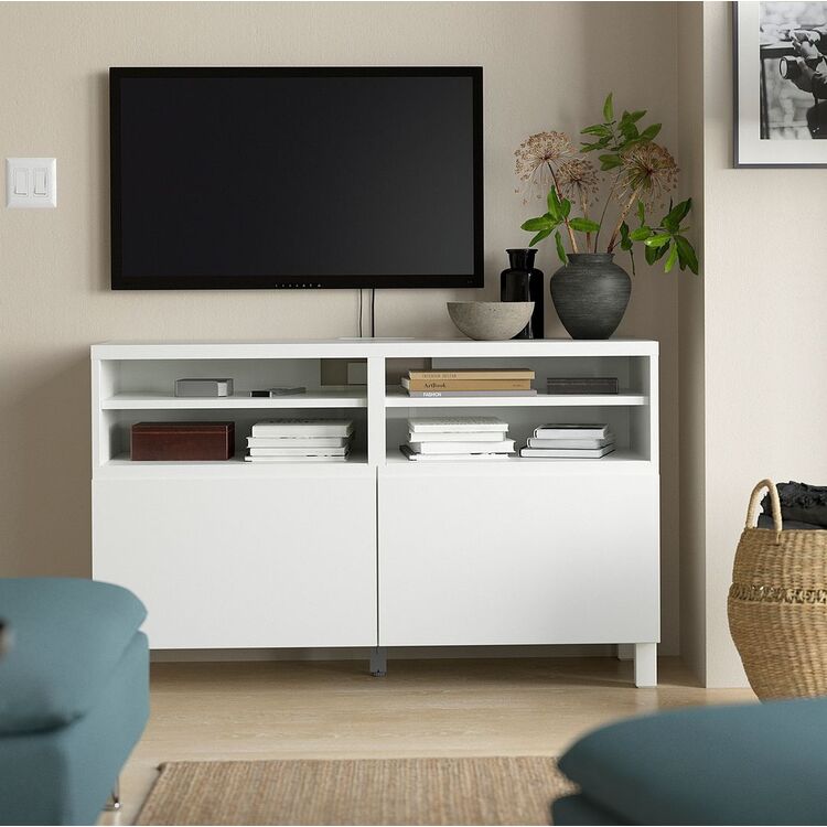 Tumba pentru TV Ikea Besta/Vasterviken/Stubbarp 120x42x74 (Alb) cumpără ...