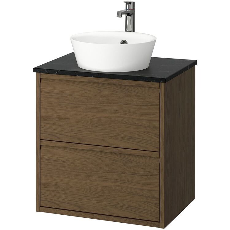 Set tumba cu lavoar Ikea Angsjon/Kattevik cu sertare 62x49x80 (Aspect ...
