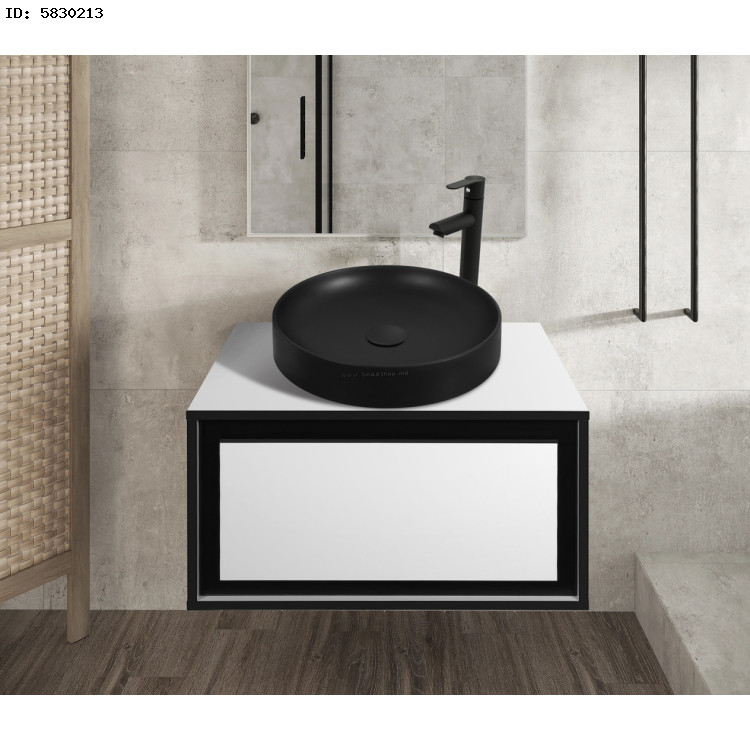 Set dulap cu lavoar Montebella 51.02 Eclipse LED + Naomi 455x455 ...