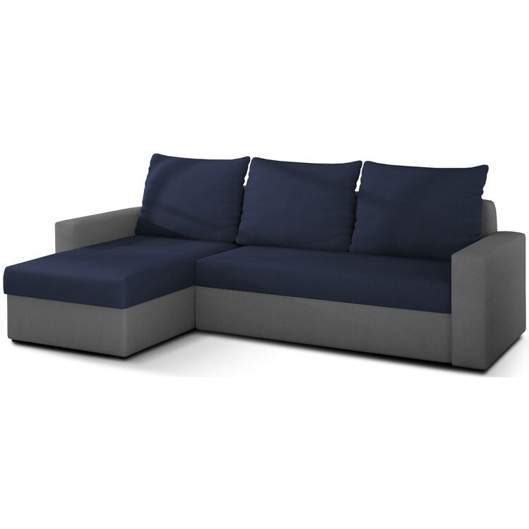 Canapea de colt Eltap Livio Alova 79/Alova 10 (Dark Blue/Gray) cumpără ...
