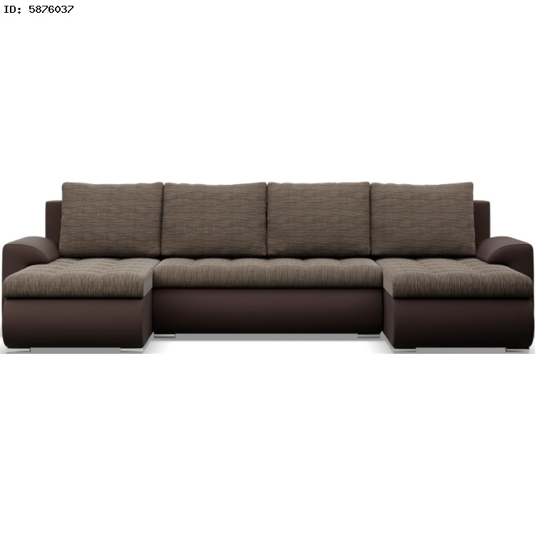 Диван П-образный Magnifico Meble Foresta ULL Lawa 02/Real 66 (Brown ...
