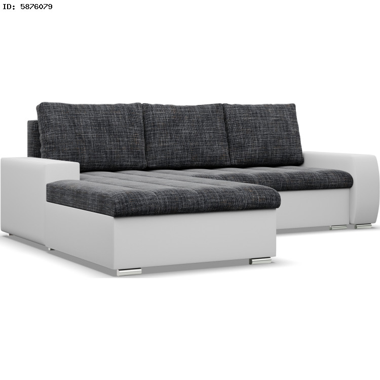 Диван угловой Magnifico Meble Aurora LL Lawa 17/Real 17 Left (Dark Grey ...