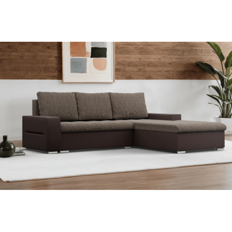 Диван угловой Magnifico Meble Aurora LL Lawa 2/Real 66 Right (Brown ...