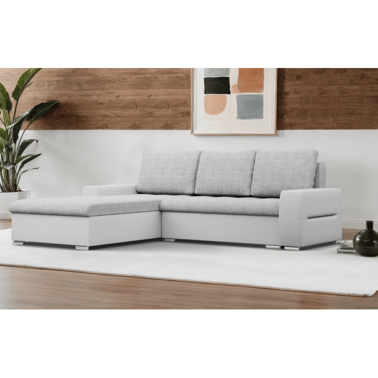 Диван угловой Magnifico Meble Aurora LL Lawa 9/Real 17 Left (Light Grey ...