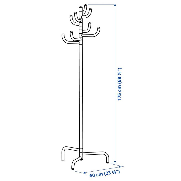 Cuier Ikea Bondskaret 175cm (Galben)