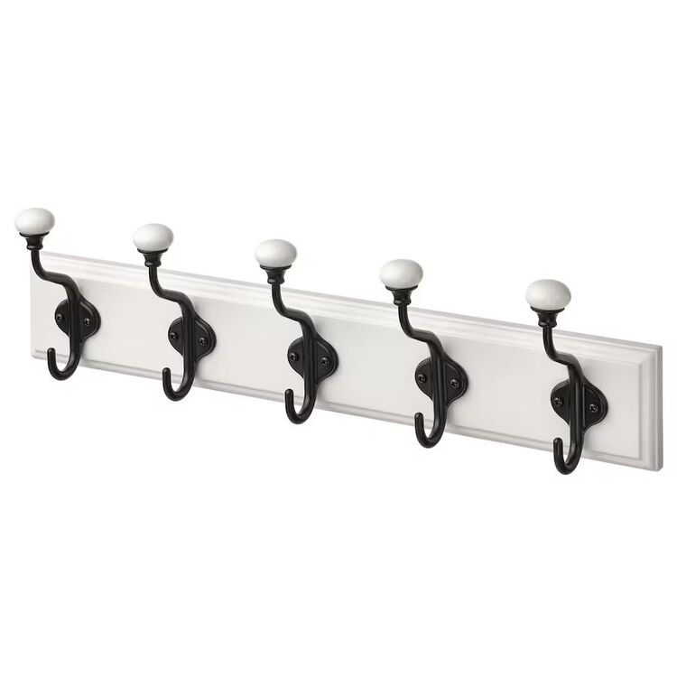 Cuier Ikea Landkrabba 50cm (Alb/Negru)