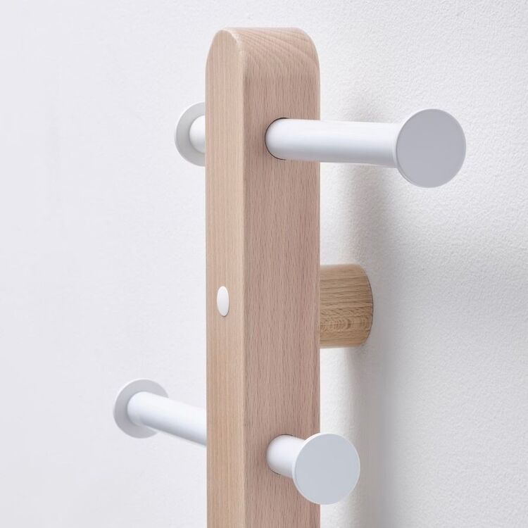 Cuier Ikea Ploga (Bej/Alb)