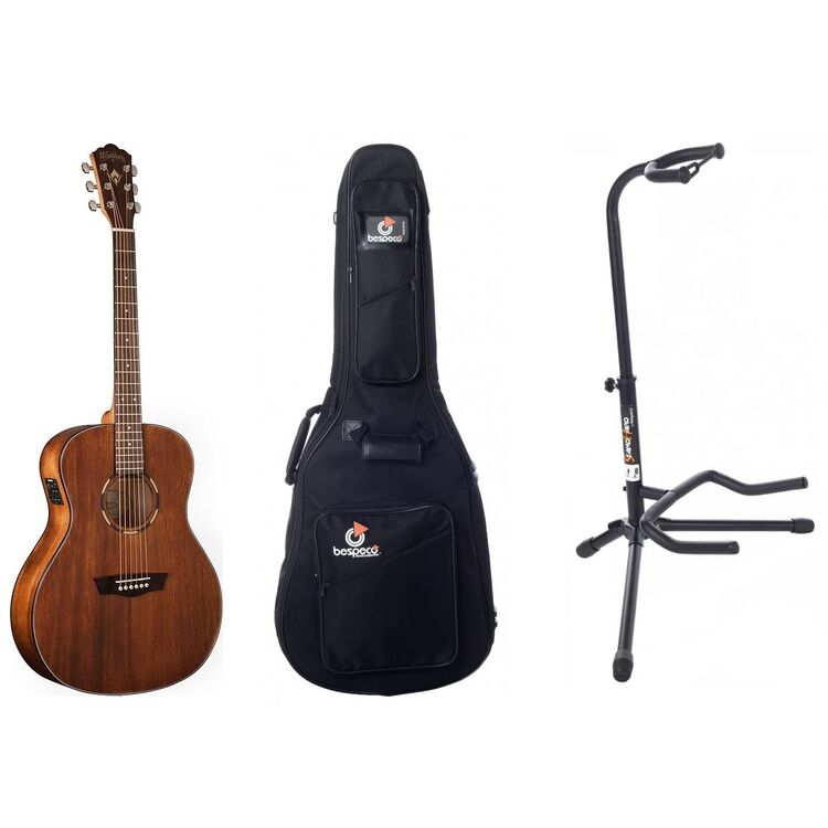 Set chitara Washburn Woodline O12SE (Wood/Black) cumpără în Chișinău ...
