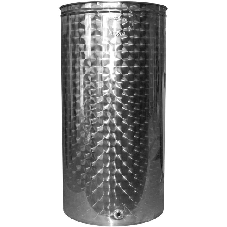 Rezervor pentru fermentare si stocare vin Italy Steel 200l (Inox ...