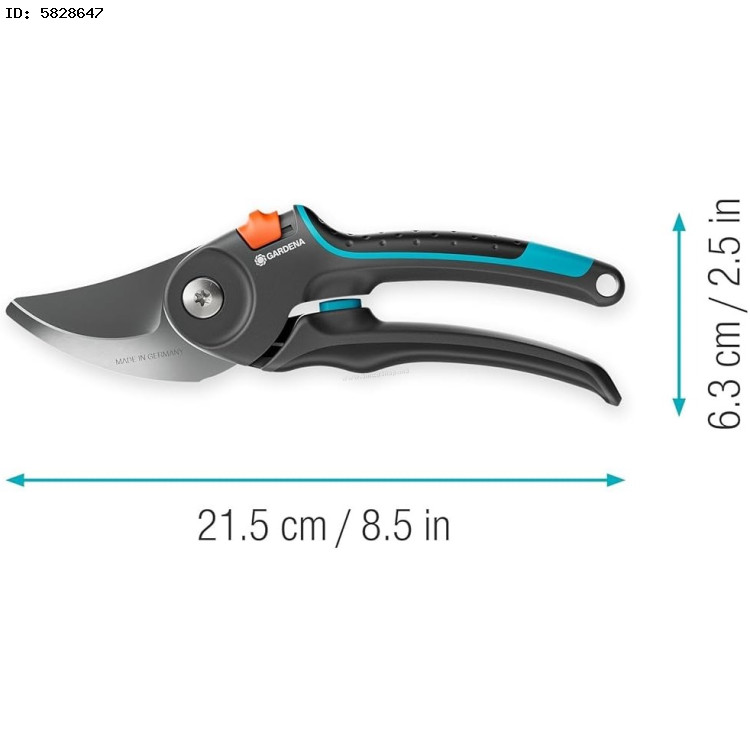 Foarfeca de gradina Gardena PremiumCut Pro (Blue/Grey) cumpără în ...