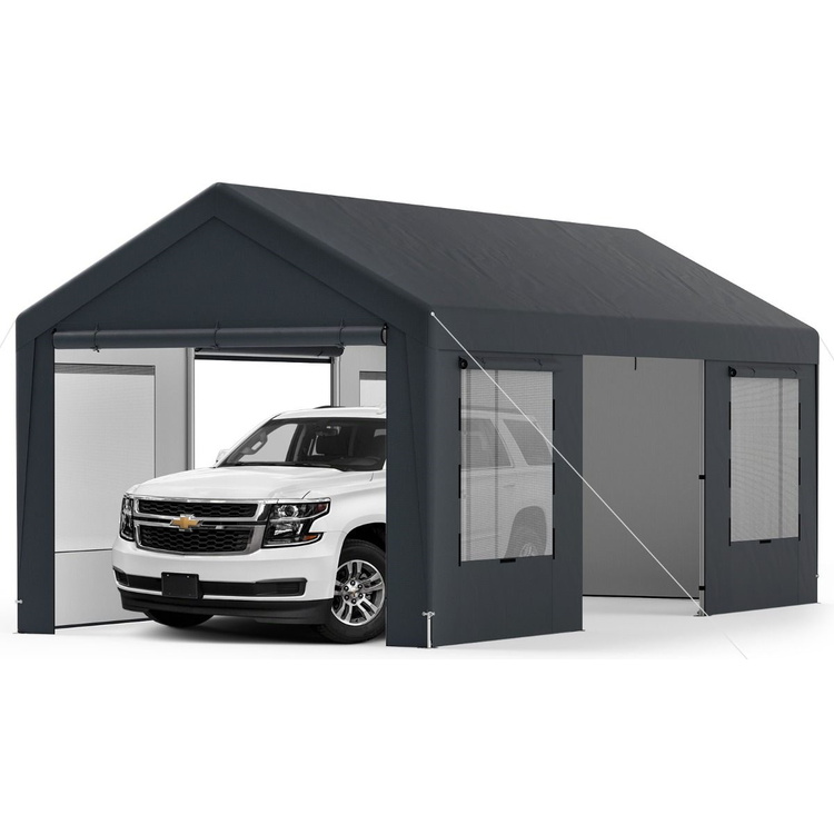 Cort de garaj Costway NP12027GR (Dark Grey) cumpără în Chișinău ...