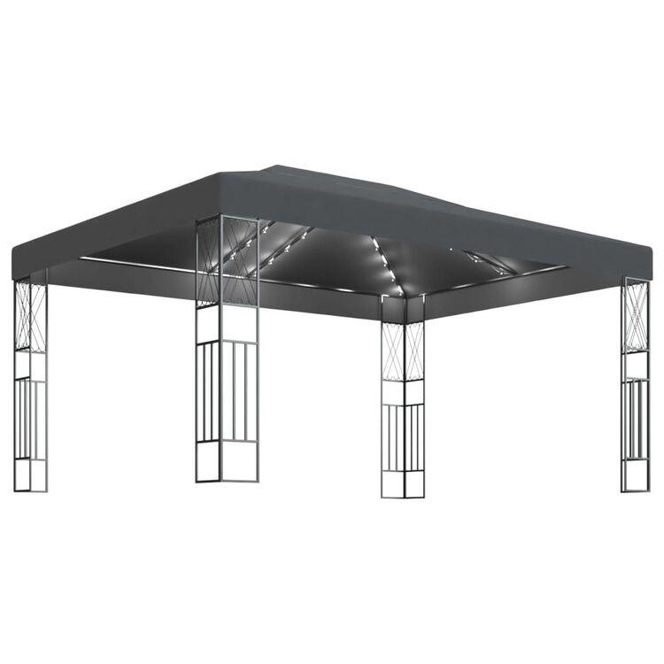 Садовый павильон с подсветкой VidaXL 3070329 3x4 (Anthracite) купить в ...