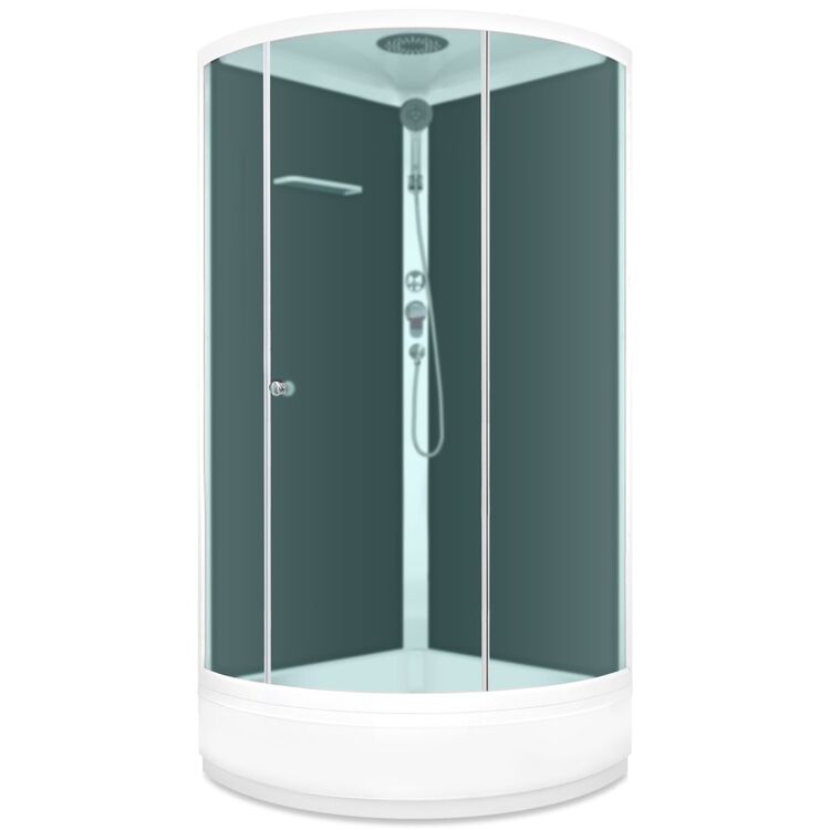 Cabina de dus Domani-Spa Simple 99 Mid 90x90 (White/Satin Matt) cumpără ...