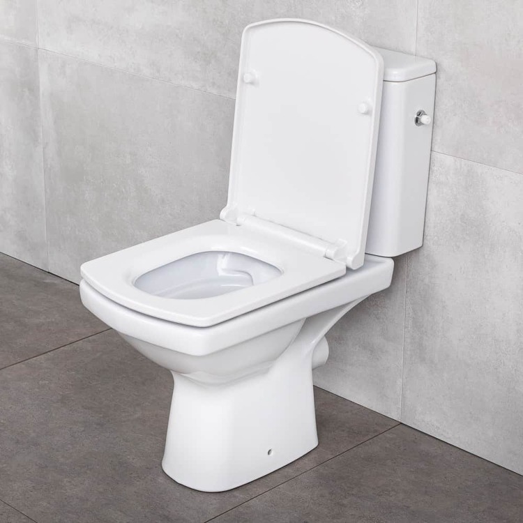 Vas WC compact Cersanit Easy Rimless (White)