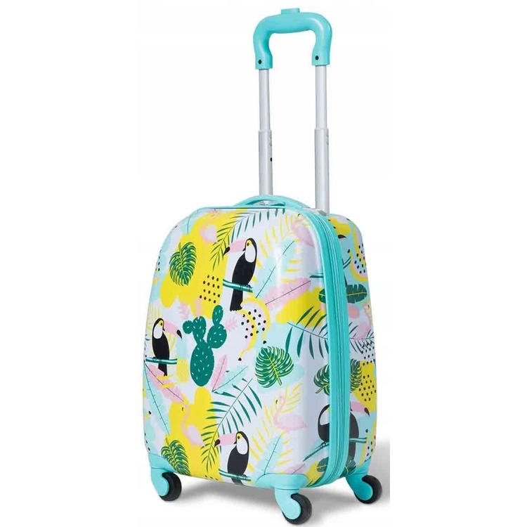 Valiza + rucsac pentru copii Costway BN10039 (Multicolor) cumpără în ...