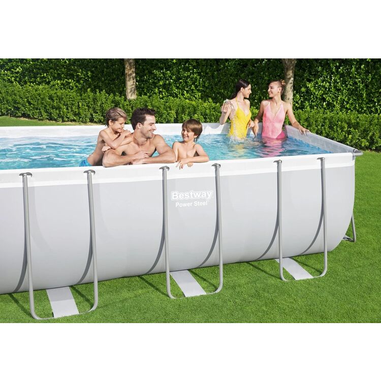 Каркасный бассейн Bestway Power Steel 56456 BW (Grey) купить в Кишиневе ...