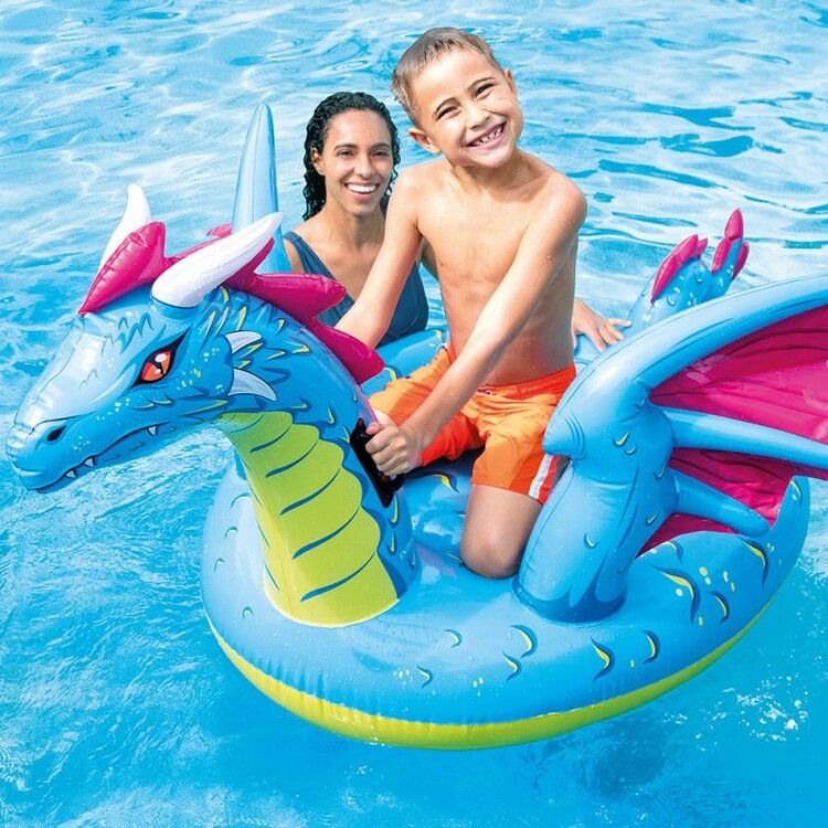 Pluta gonflabila Intex Dragon 57563 (Blue/Yellow) cumpără în Chișinău ...