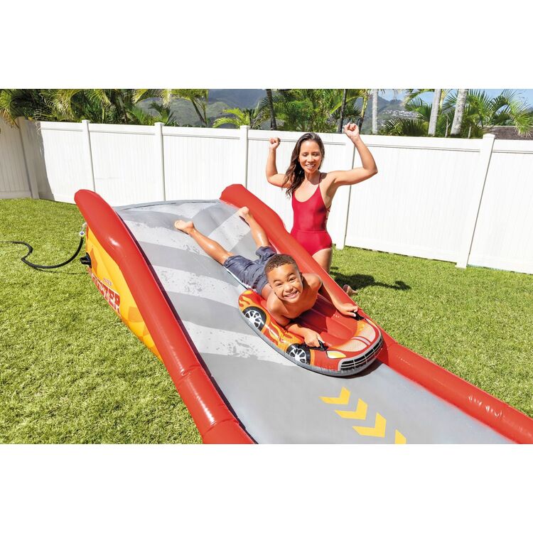 Tobogan de apa Intex Racing Fun Slide (Red/Yellow) cumpără în Chișinău ...