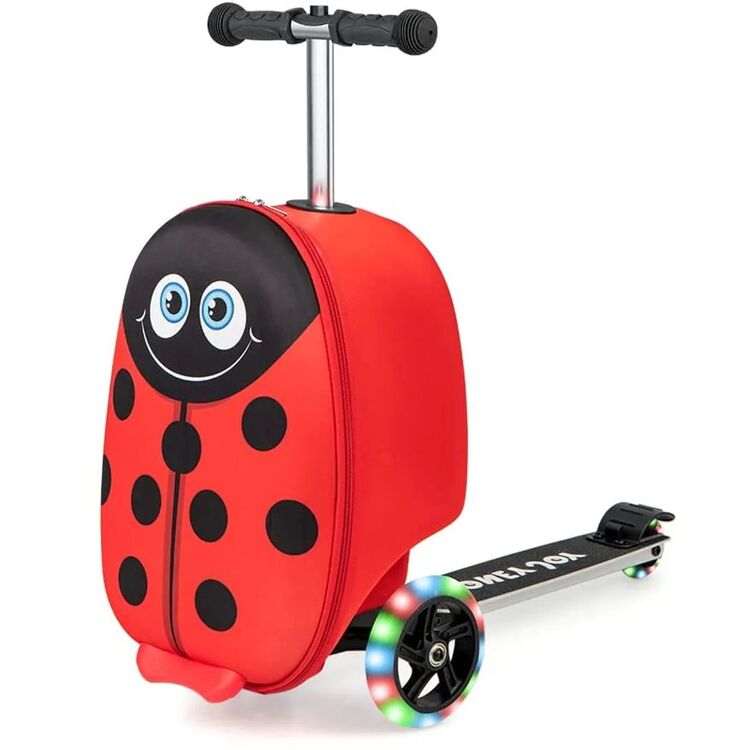 Trotineta valiza pentru copii 2in1 Costway TS10055RE (Red) cumpără în ...