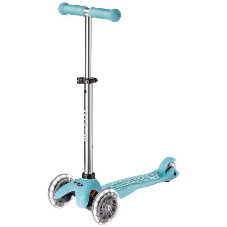 Trotineta Micro Mini Deluxe Glow LED Plus (Glacier Aqua) cumpără în ...