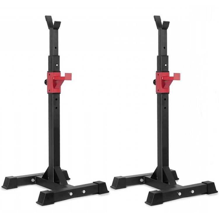 Комплект стоек для олимпийской штанги Hiperlion Squat (Black/Red ...