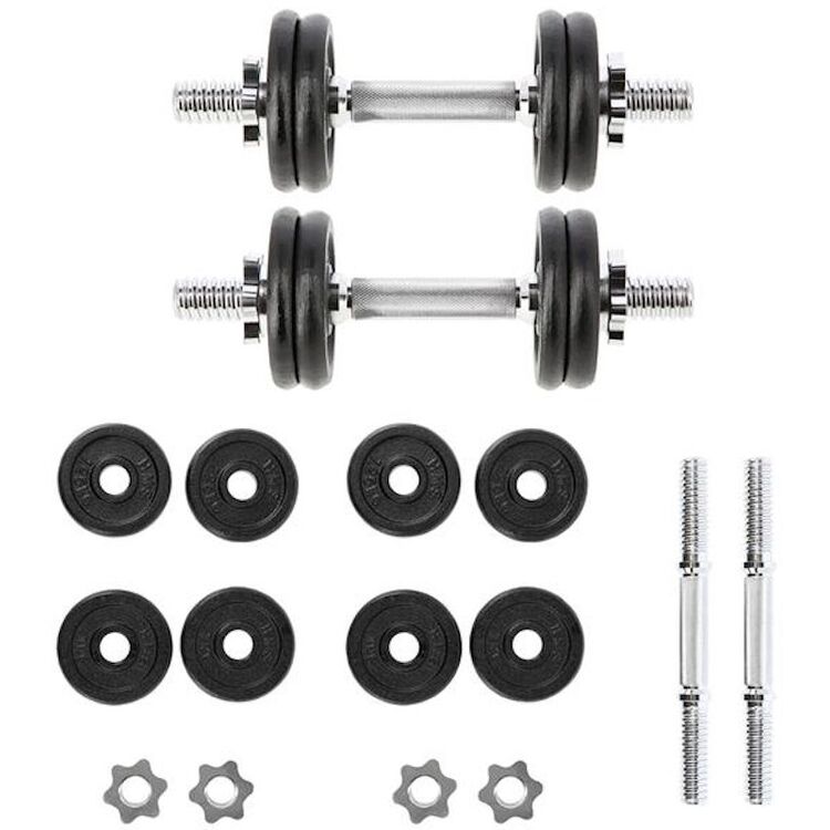 Гантели Hms SG02 2x7кг (Black/Chrome) купить в Кишиневе, Молдове | SMADSHOP.MD