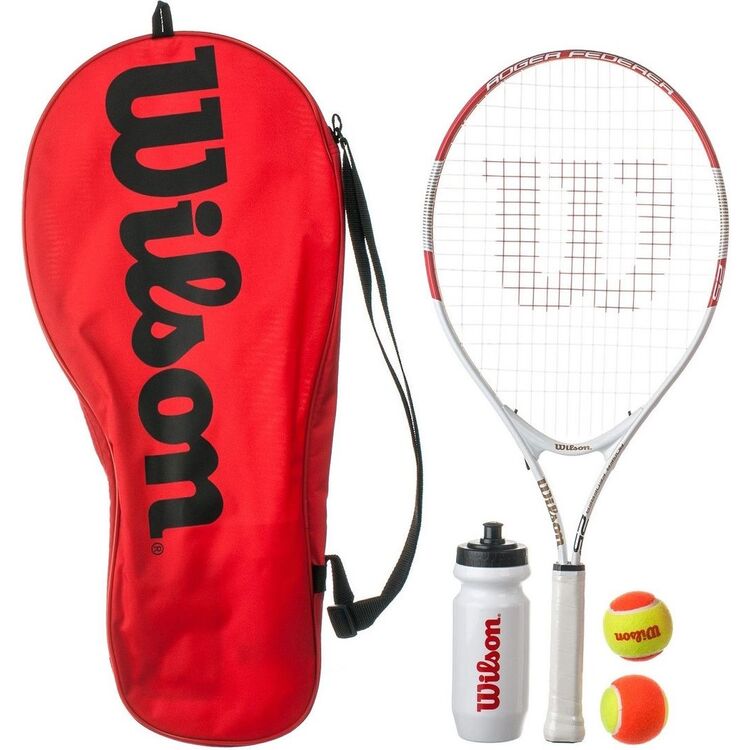 Set pentru tenis Wilson Roger Federer Starter Set (White/Red) cumpără ...