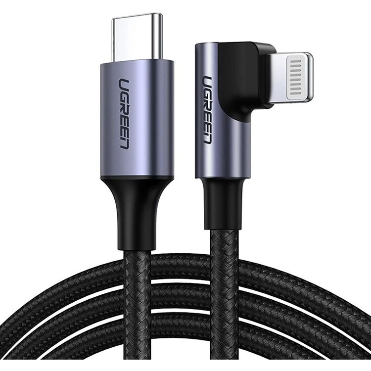 Кабель Type-C to Lightning Ugreen US305 1.5m (Black)