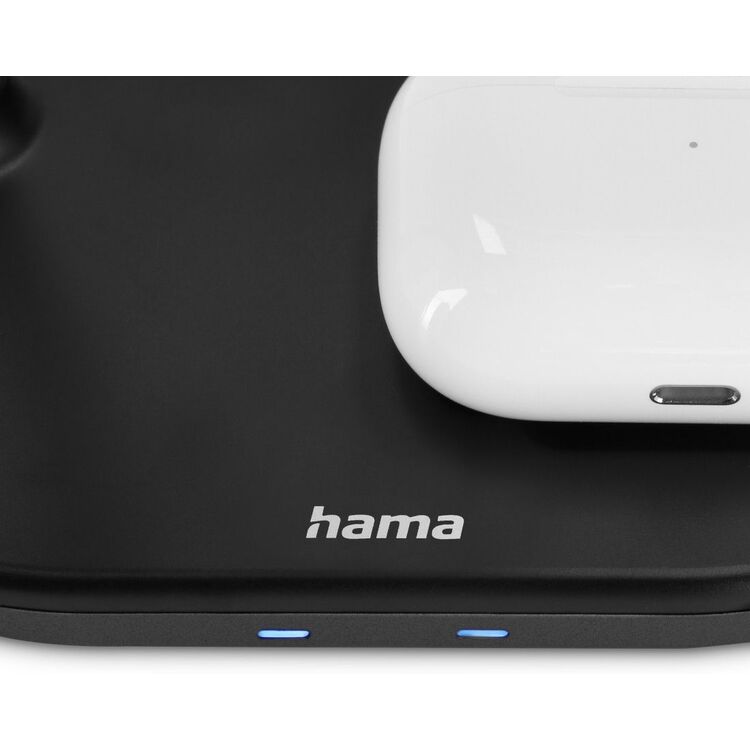 Incarcator fara fir 3in1 Hama MagCharge 187272 (Black) cumpără în ...