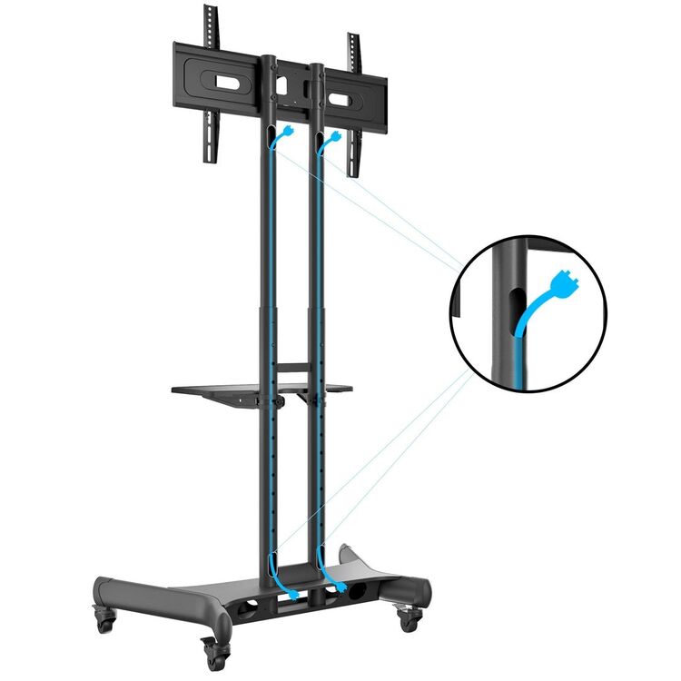 Передвижная стойка Multibrackets M Public Floorstand Basic 150 Black (32-60 купить в Кишиневе ...