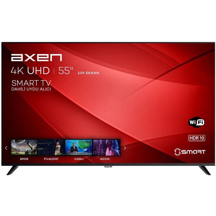Телевизор Axen 55" 4K UHD Smart AX55FIL403 (Black) купить в Кишиневе ...