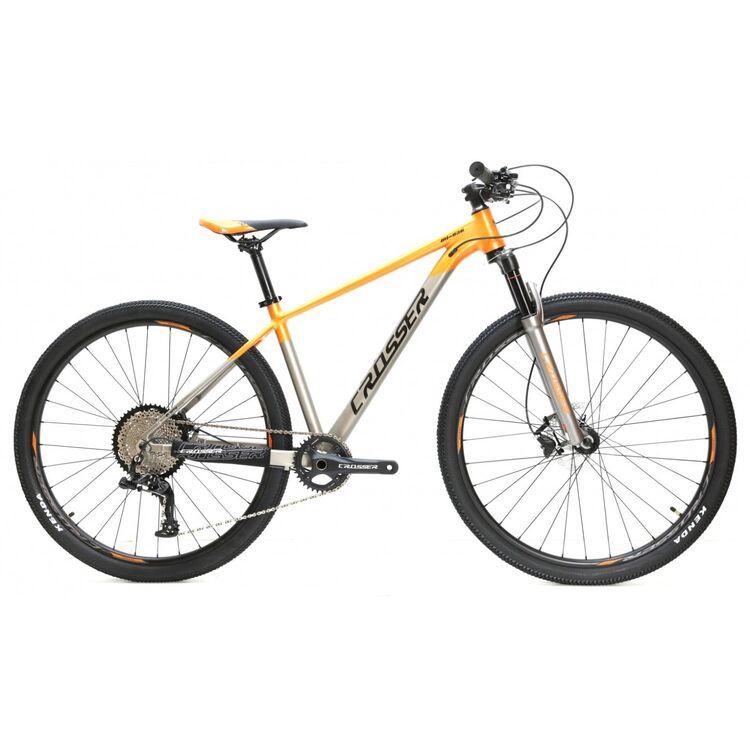 Bicicleta Crosser MT-036 29 17 21S Shimano + Hydr Logan (Black/Orange)