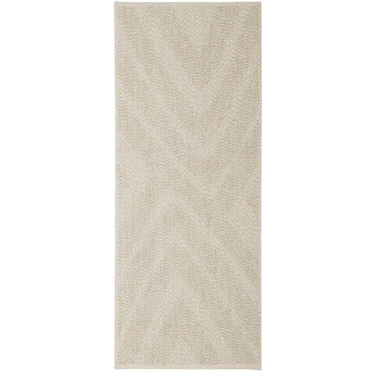 Covor tesatura plata Ikea Fullmakt interior/exterior 80x200 (Bej/Melanj ...